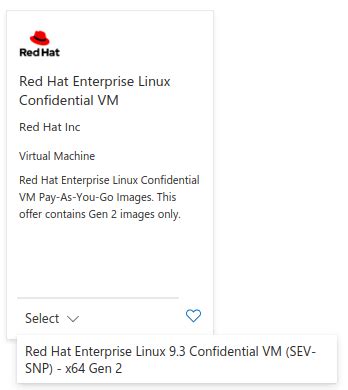 Red Hat Enterprise Linux On Azure Confidential Virtual Machines Whats New