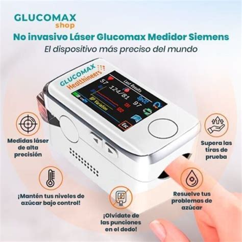 Medidor Láser No Invasivo Glucomax™ Wizzgoo Shop