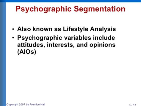 Chapter 3 Market Segmentation