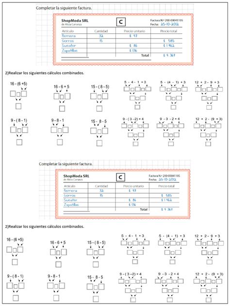 Calculos Combinados Pdf