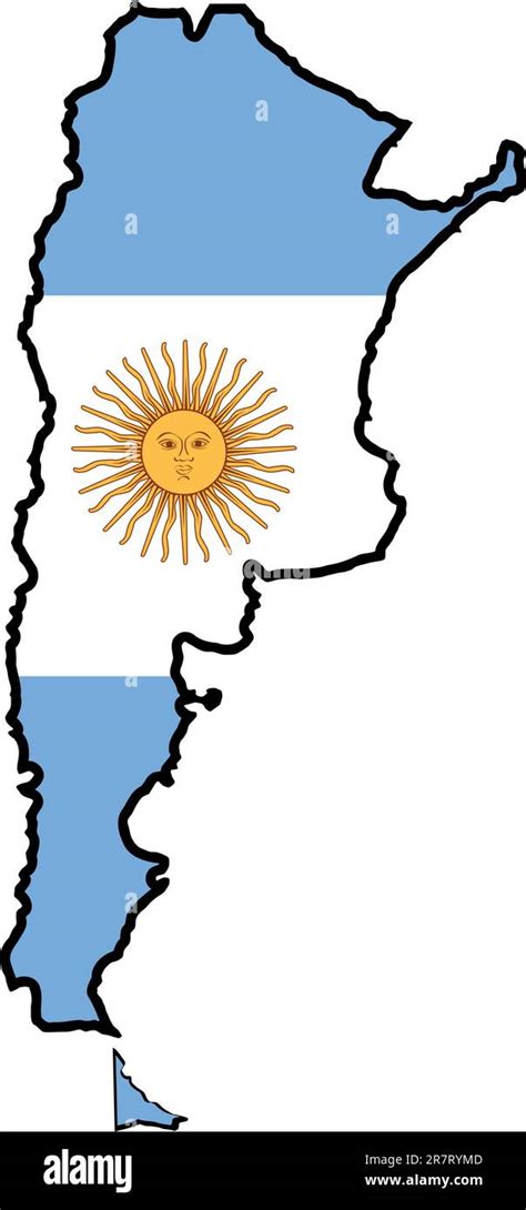 Argentina Flag Background Travel Stock Vector Images Alamy
