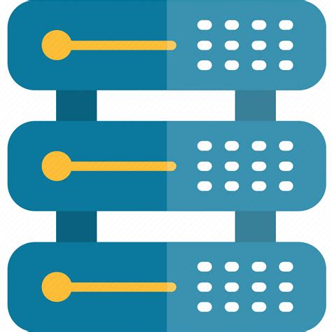 Center Data Database Network Server Technology Icon Download On