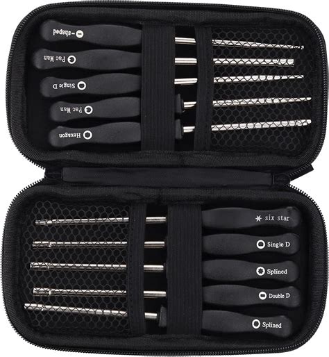 Amazon.com: HUSWELL 21-Teeth Splined + A-Circle Carburetor Adjustment Tool Screwdriver Kit ...