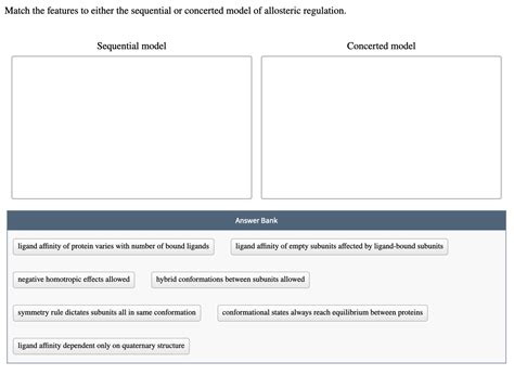 solved match the features to either the sequential or