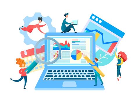 Web Development Concept Illustration Stock Vector Illustration Of Network Growth 200322991