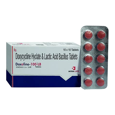 Doxycyline Hyclate And Lactic Acid Bacillus Tablets Drug Type General Medicines At Best Price