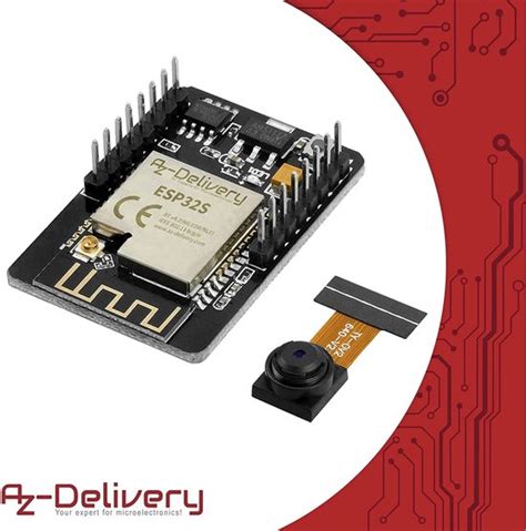 Azdelivery 5 X Esp32 Cam Modul Esp32 Wifibluetooth Module Inclusief