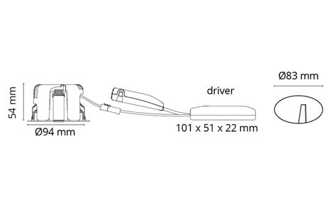 Sg Lighting Junistar Lux Spot Led 560lm 3000k 7w Ip44 902528 Kopen Elektrobode Nl