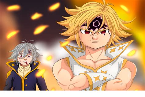 Meliodas And Estarossa From The Seven Deadly Sins Hd Wallpaper Rare