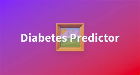 Himanshu08diabetes Predictor At Main