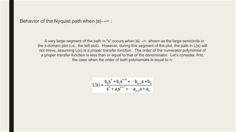 CONTROL SYSTEM PPT ON DETERMINATION OF SABILITY OF SYSTEM USING NYQUIST PLOT BY USING MATLAB PPT
