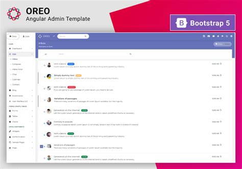 Oreo Angular Bootstrap 5 Admin Dashboard Template Thememakker