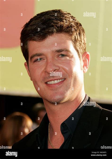 Jul 24 2008 Lhollywood California Usa Singer Robin Thicke