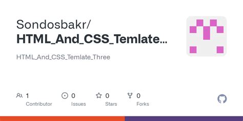 github sondosbakr html and css temlate three html and css temlate three
