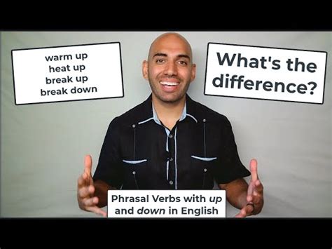 Phrasal Verbs With Up And Down In English Youtube