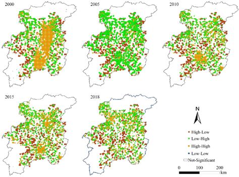 Univariate Local Spatial Autocorrelation Of Matching Between Water