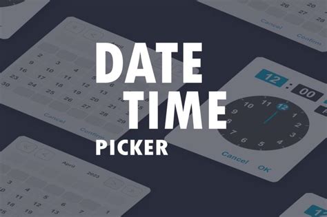 Paramjot Singh Takker On Linkedin Date Time Picker Gui Tools Unity