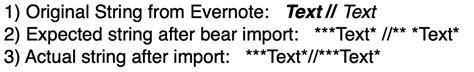 markdown formatting bug when importing from evernote panda bug