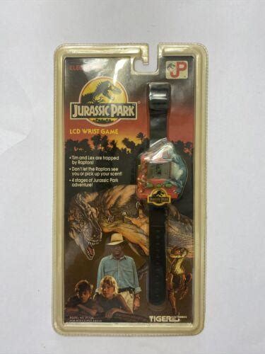 Jurassic Park Lcd Wrist Game Tiger Electronics 1993 3941549577