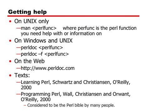 Perl Data Scalar Data Types And Control Structures Ppt Download