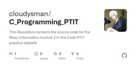 Github Cloudysmancprogrammingptit This Repository Contains The Source Code For The Basic