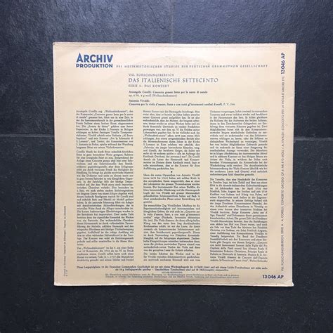 Backside Corelli Concerto Grosso Op6 No8 Weihnachtskonzert