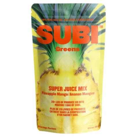Subi Subi Superfood Juice Pineapple Pricesmart Foods