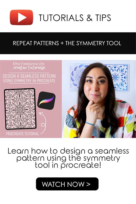 This Week I Walk You Through How To Make A Seamless Repeat Pattern Using The Symmetry Function
