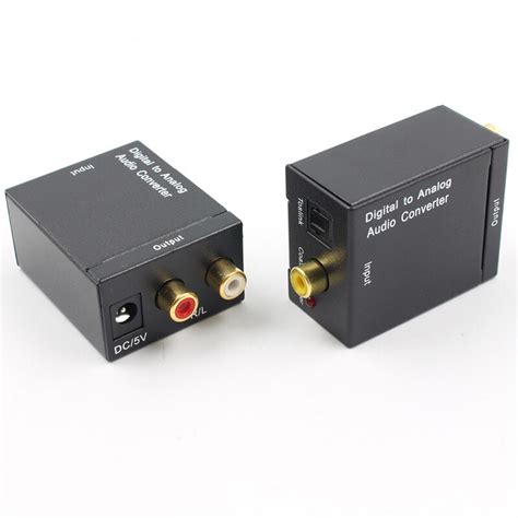 Coaxial Digital Fiber To Analog Audio Converter D Vicedeal