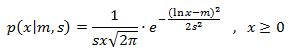 This Distribution Produces Random Numbers Whose Logarithms Are Normally Distributed See Normal