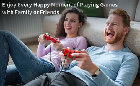 Funcilit Wired Controller For Ps2 Double Shock Vibration Twin Shock Gamepad For