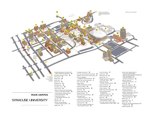 Syracuse Campus Map