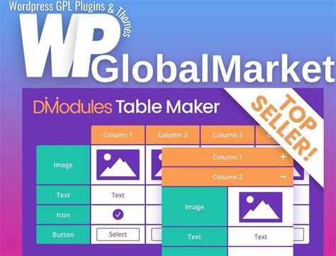 Divi Table Maker Modules Wordpress Gpl Plugin And Theme Market