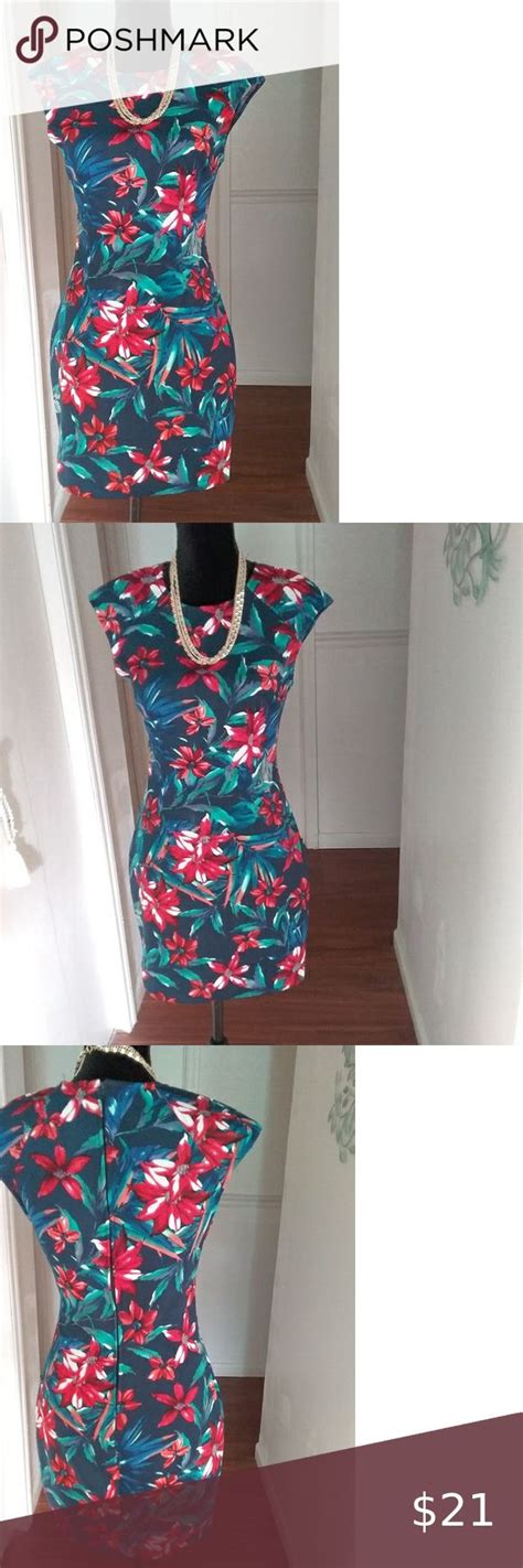 Beautiful Red Andblue Dress Red And Blue Dress Mini Dress With Sleeves Blue Dresses