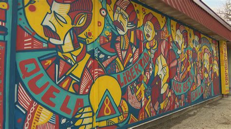 Little Village Mural Depicts Chicagos Labor Legacy Chicago News Wttw