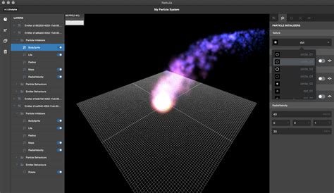 Nebula A Fully Featured Particle System Designer For Three Showcase