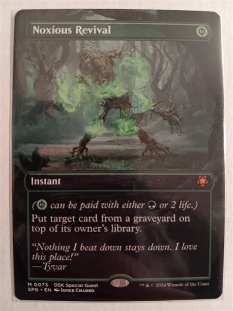Noxious Revival Borderless 73 Prices Magic Special Guests Magic Cards