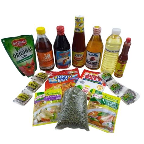 Grocery Package Condiments Set