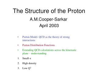 PPT The Structure Of The Proton PowerPoint Presentation Free Download ID