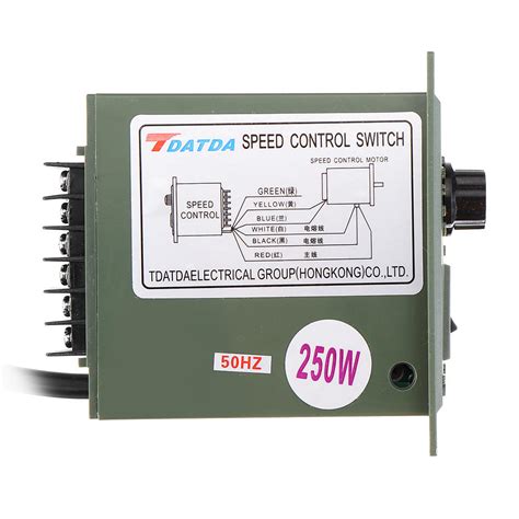 Ux Ac V Hz W Digital Adjustable Stepless Motor Speed Controller Tool Part Accessory