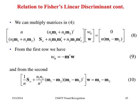 PPT LINEAR DISCRIMINANT FUNCTIONS PowerPoint Presentation Free Download ID 264710
