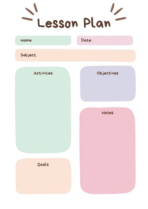 Free Reading Lesson Plan Templates To Edit And Print Canva