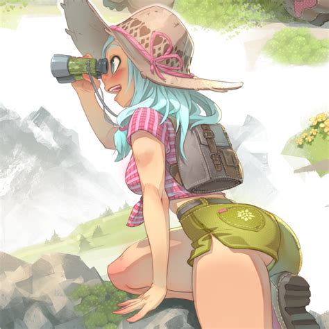 Rule 34 1girls Blue Eyes Blue Hair Blush Female Focus Female Only
