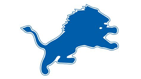 Detroit Lions Art Logo Vector Png