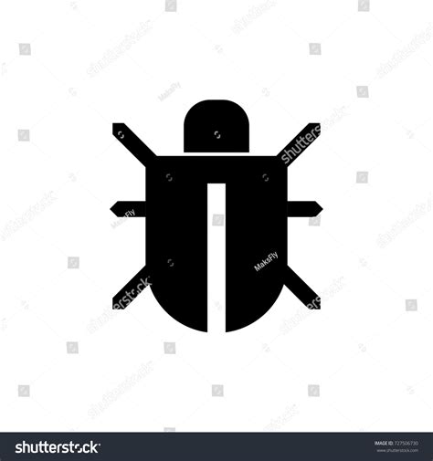 Insect Icon Beetle Icon Flea Icon 库存矢量图（免版税）727506730 Shutterstock