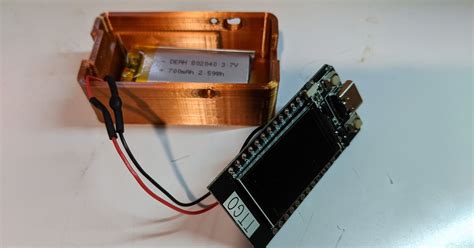 Esp32 With Ips St7789v Display Case Battery By Penguinfeet Download Free Stl Model Esp32 With Ips St7789v Display Case Battery By Penguinfeet Download Free Stl Model