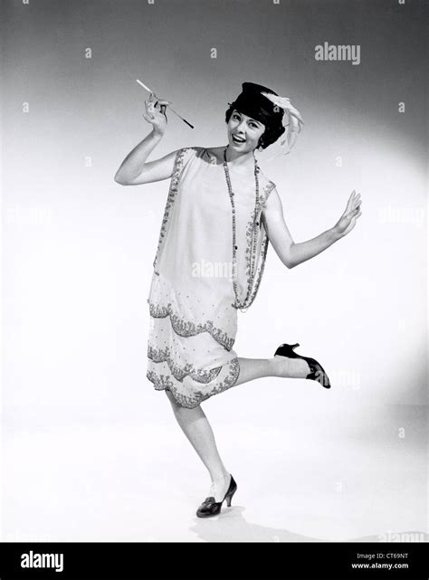 Vintage Flapper Girl Dancing