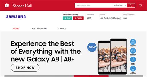 Samsung Launches Official Shopee Ph Store