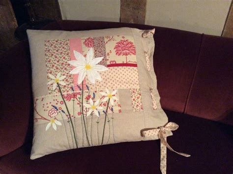 Cushion Made From Pattern By Jo Colwill Vintage Cushions Cushion Design Sewing Projects