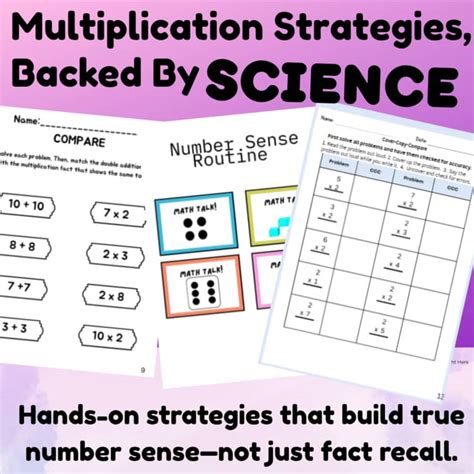 2s Multiplication Strategy Pack Grade 3 Facts Practice And Strategy